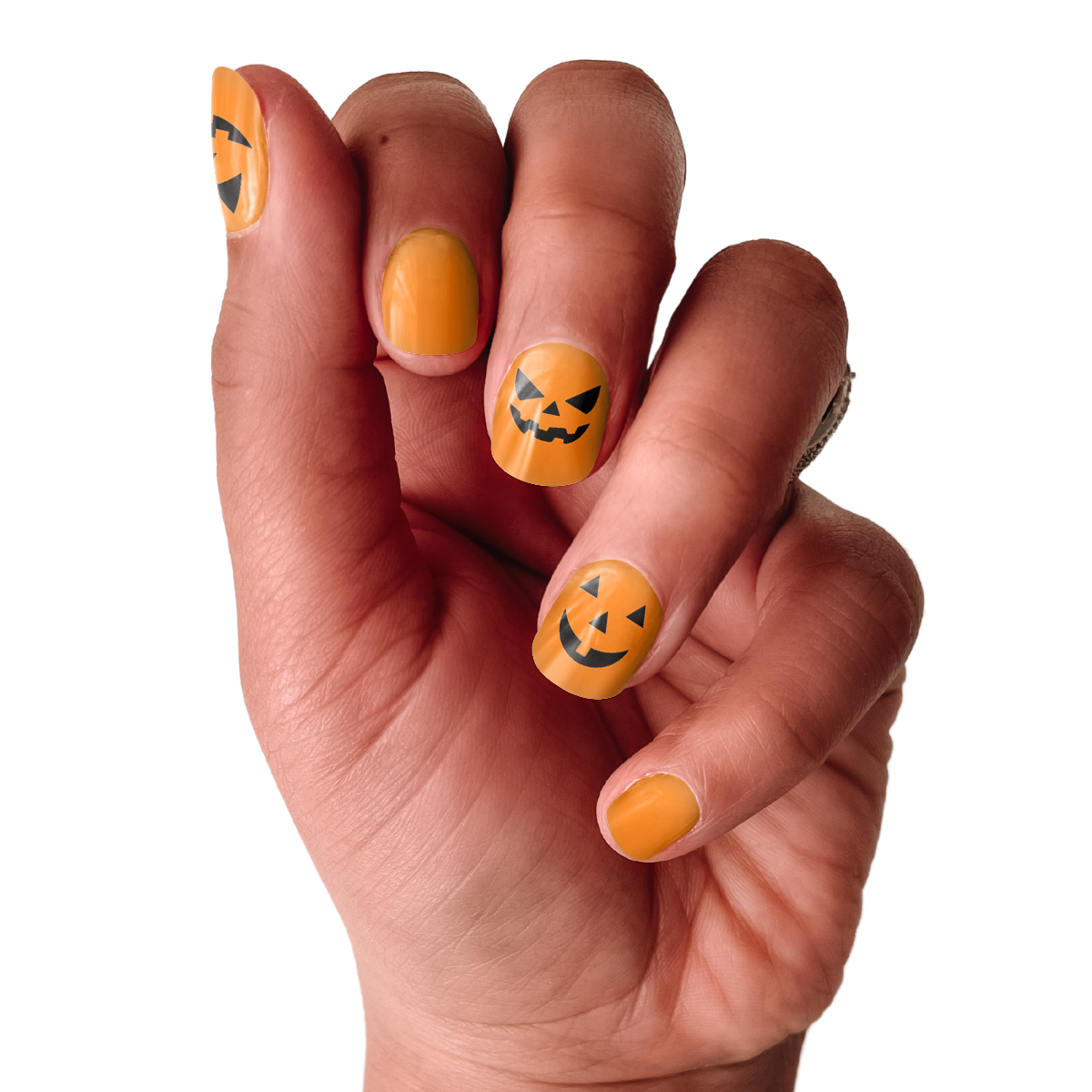 Jack O Lantern Nails